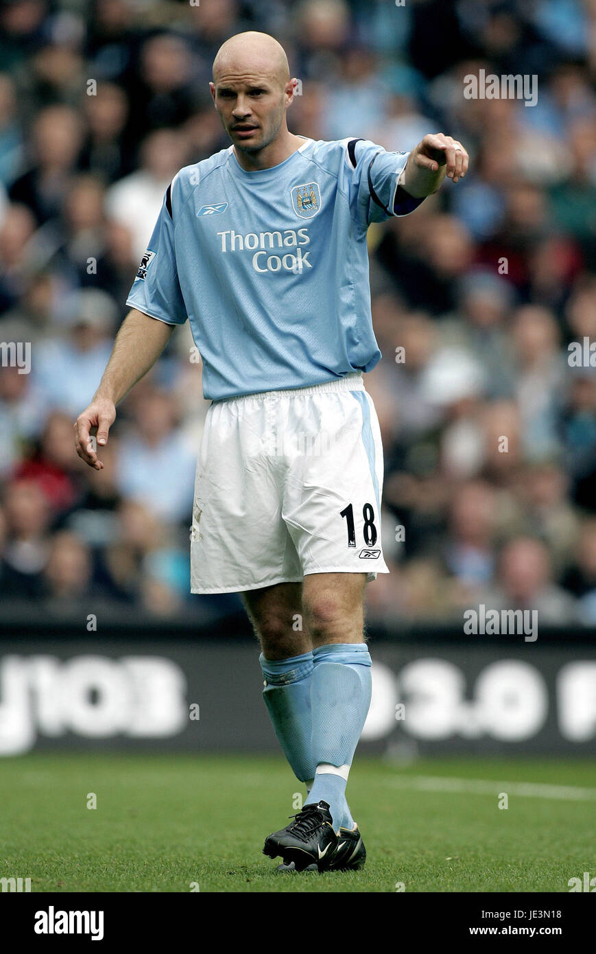 DANNY MILLS MANCHESTER CITY FC CITY OF MANCHESTER STADIUM MANCHESTER 25 ...