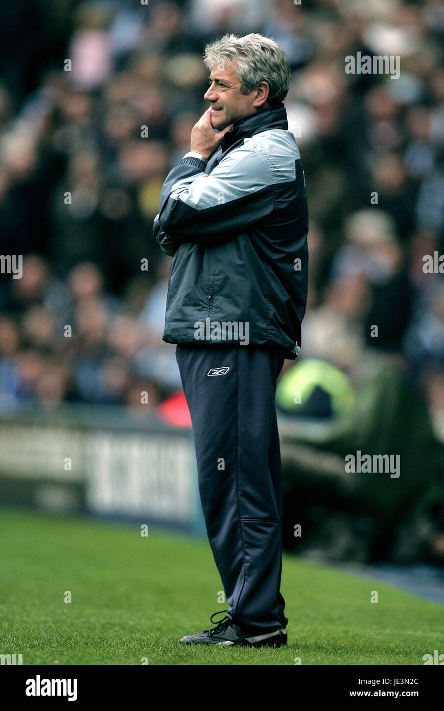 KEVIN KEEGAN MANCHESTER CITY FC MANAGER CITY OF MANCHESTER STADIUM ...