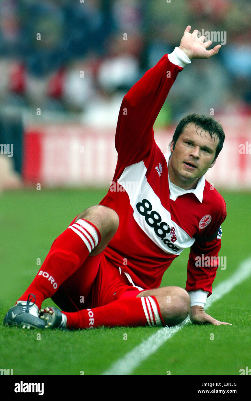 MARK VIDUKA MIDDLESBROUGH FC RIVERSIDE STADIUM MIDDLESBROUGH ENGLAND 25 ...