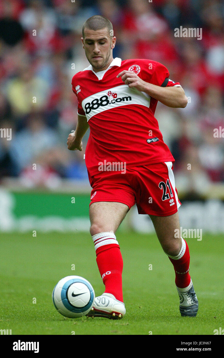 STUART PARNABY MIDDLESBROUGH FC RIVERSIDE STADIUM MIDDLESBROUGH ENGLAND ...
