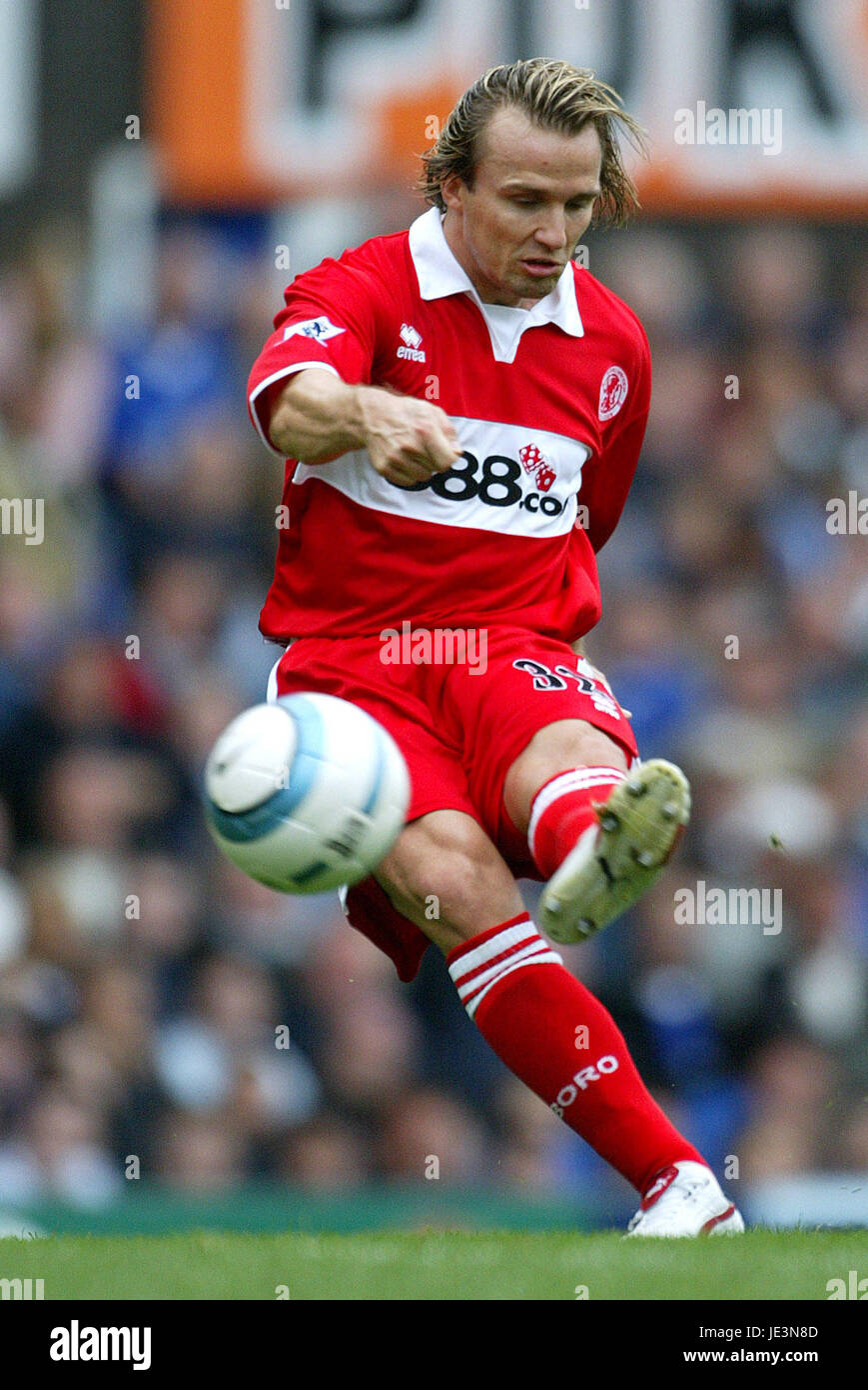 BOUDEWIJN ZENDEN MIDDLESBROUGH FC GOODISON PARK LIVERPOOL ENGLAND 19 ...