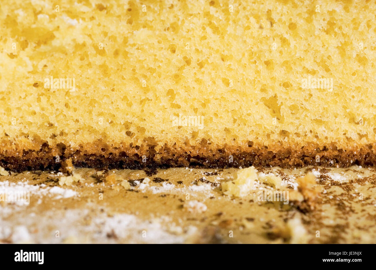 closeup view of a sliced soft cake Stock Photo - Alamy