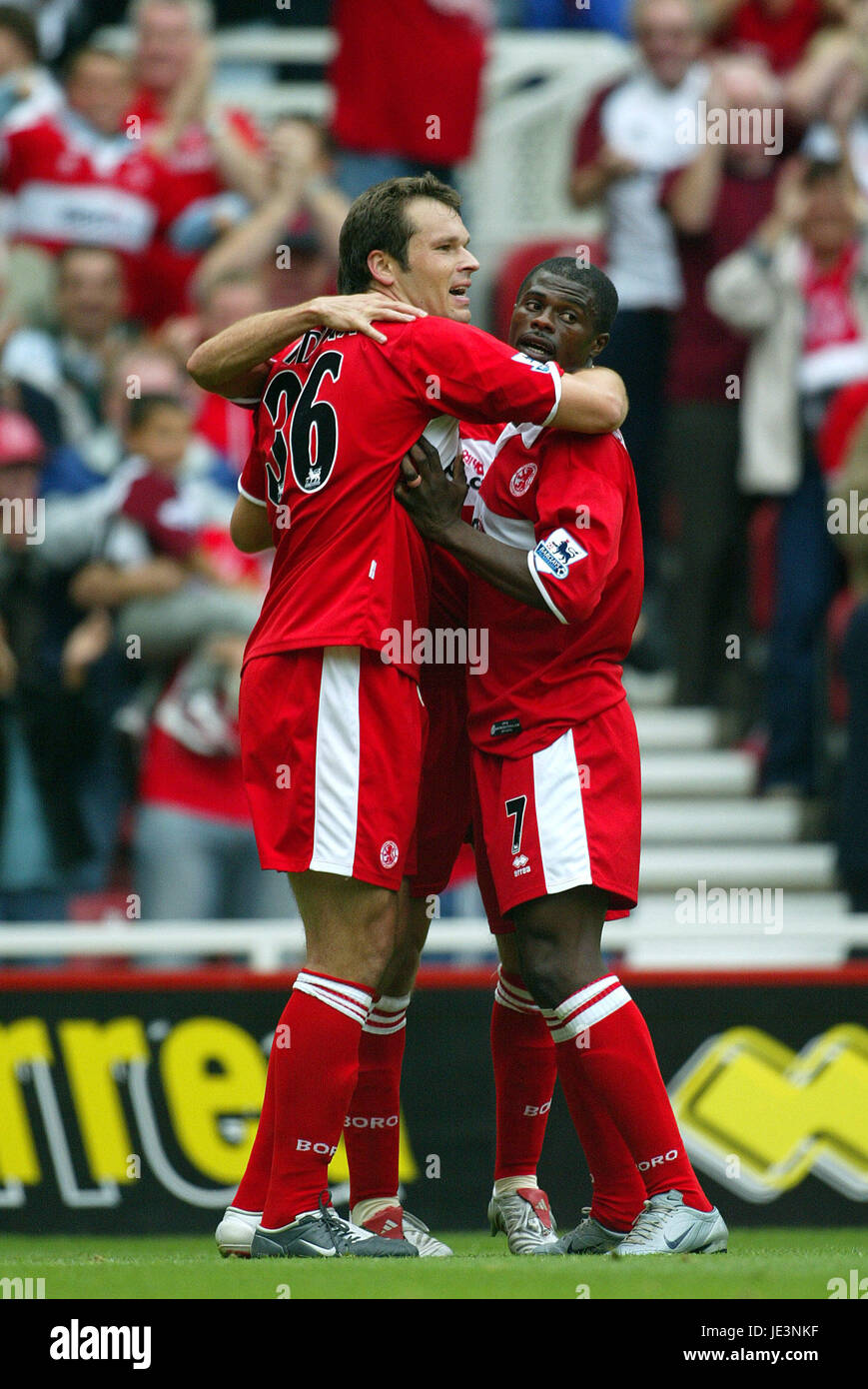 MARK VIDUKA & GEORGE BOATENG MIDDLESBROUGH V BIRMINGHAM RIVERSIDE ...