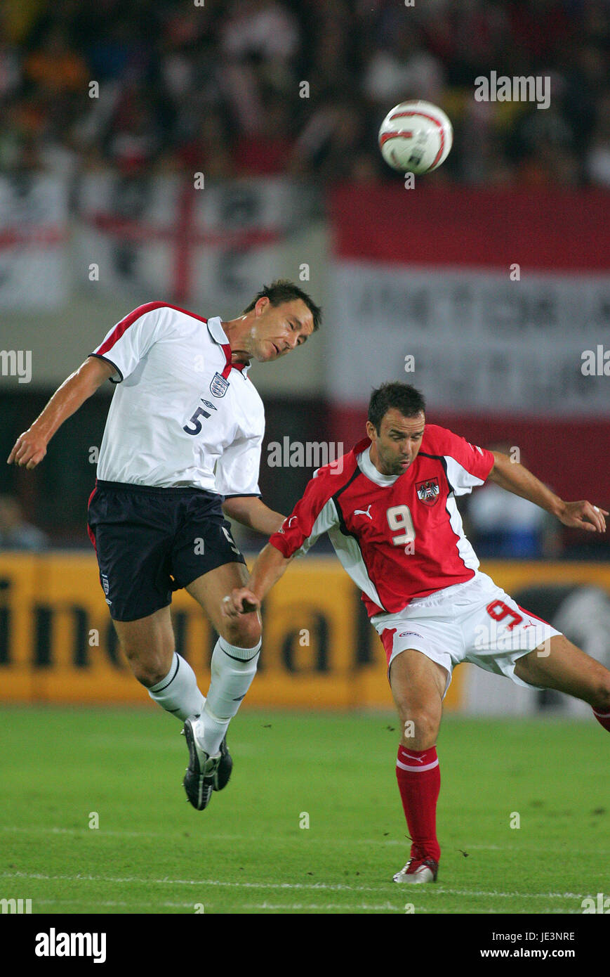 JOHN TERRY & MARIO HAAS AUSTRIA V ENGLAND ERNST-HAPPEL-STADIUM VIENNA ...