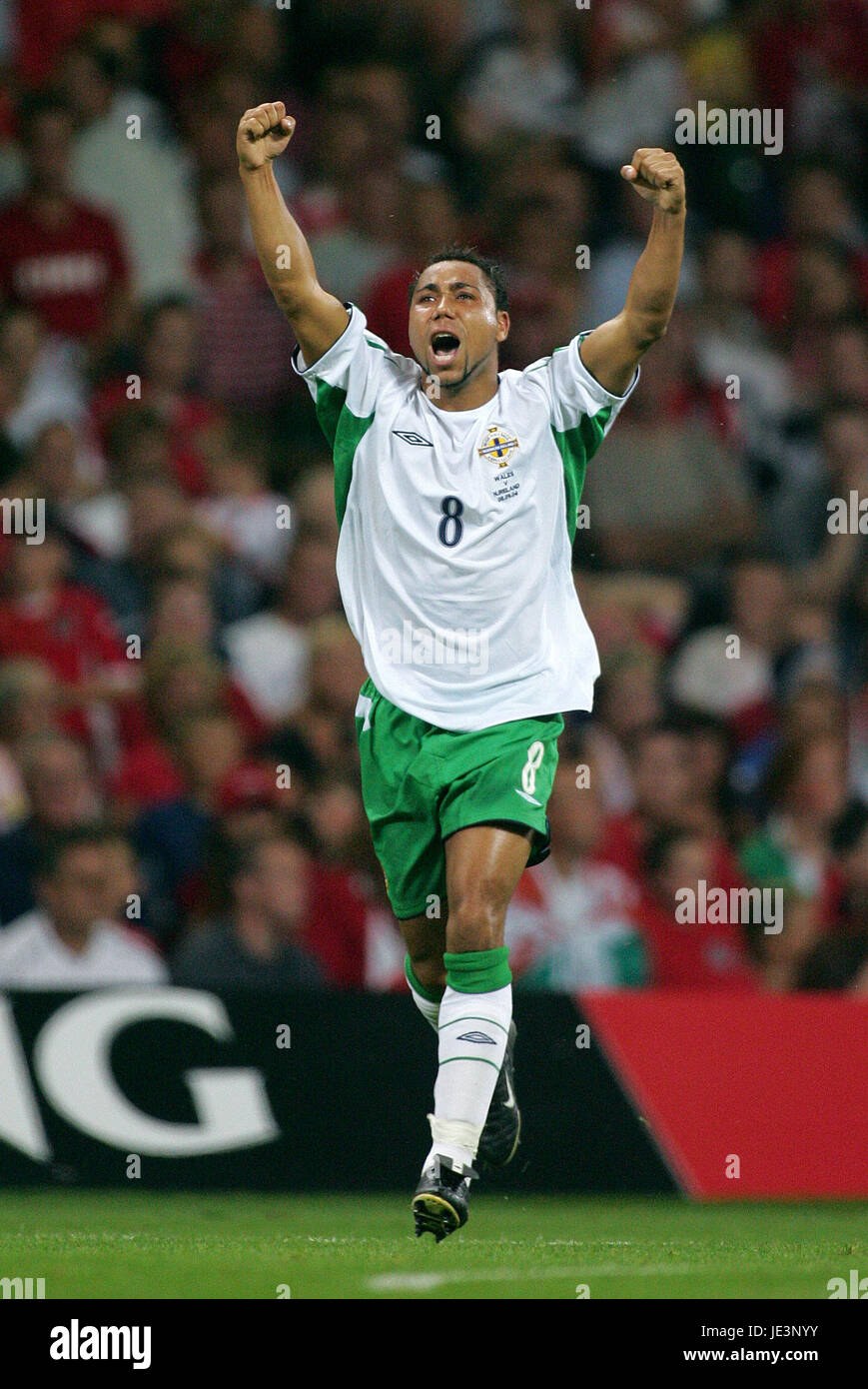 JEFF WHITLEY NORTHERN IRELAND & MAN CITY FC MILLENNIUM STADIUM CARDIFF ...