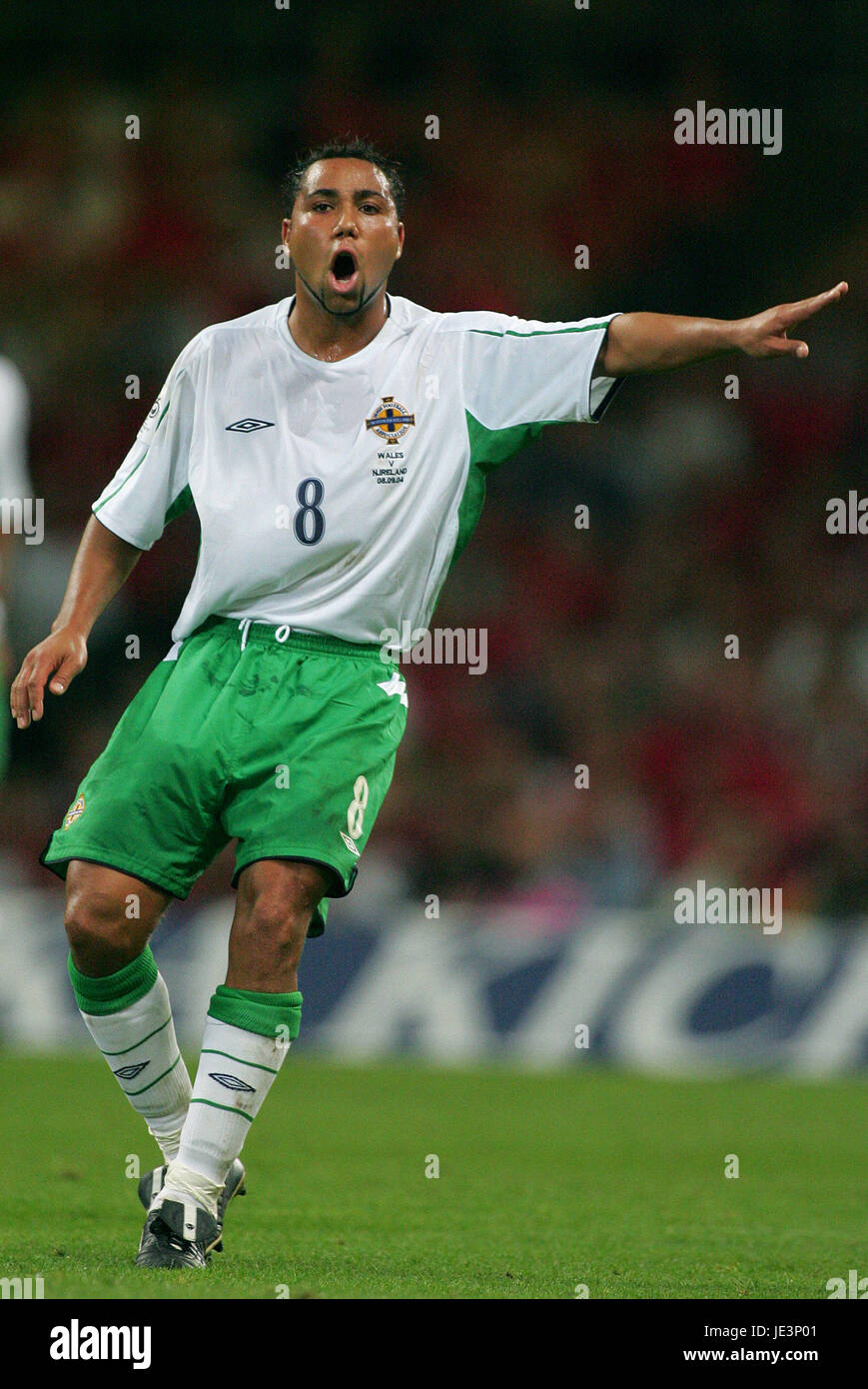 JEFF WHITLEY NORTHERN IRELAND & MAN CITY FC MILLENNIUM STADIUM CARDIFF ...