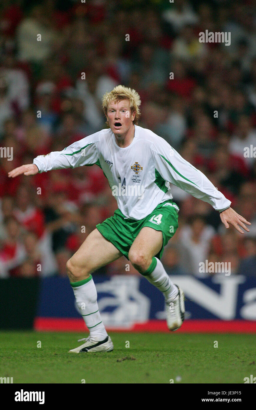 ANDREW SMITH NORTHERN IRELAND & PNE MILLENNIUM STADIUM CARDIFF WALES 08 ...