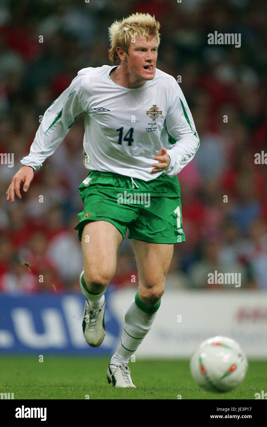 ANDREW SMITH NORTHERN IRELAND & PNE MILLENNIUM STADIUM CARDIFF WALES 08 ...