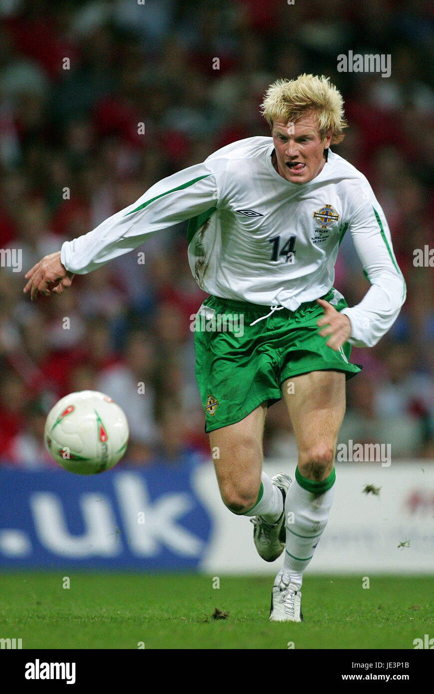 ANDREW SMITH NORTHERN IRELAND & PNE MILLENNIUM STADIUM CARDIFF WALES 08 ...