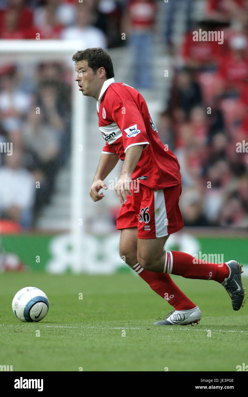 MARK VIDUKA MIDDLESBROUGH FC RIVERSIDE STADIUM MIDDLESBROUGH 28 August ...