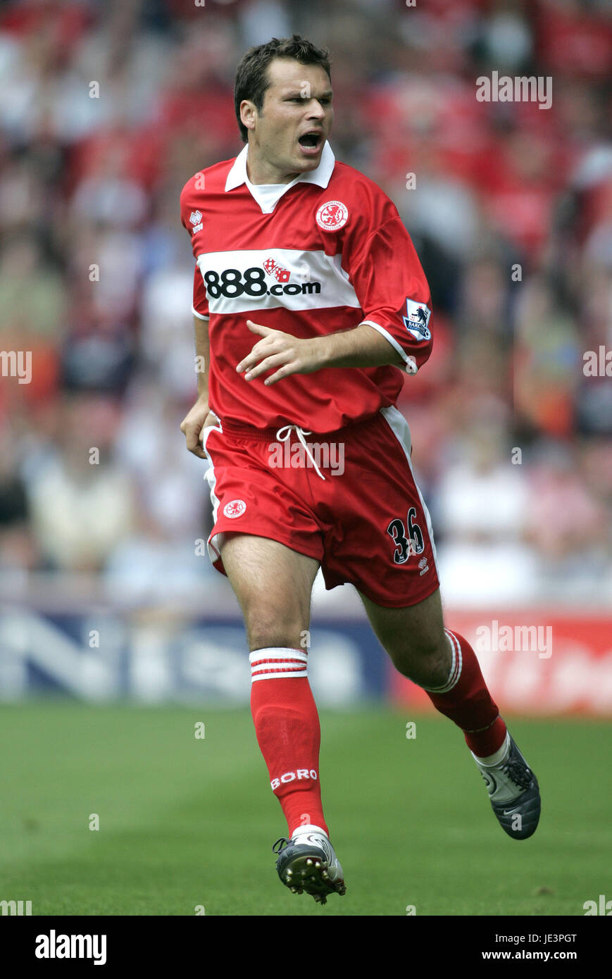 MARK VIDUKA MIDDLESBROUGH FC RIVERSIDE STADIUM MIDDLESBROUGH 28 August ...