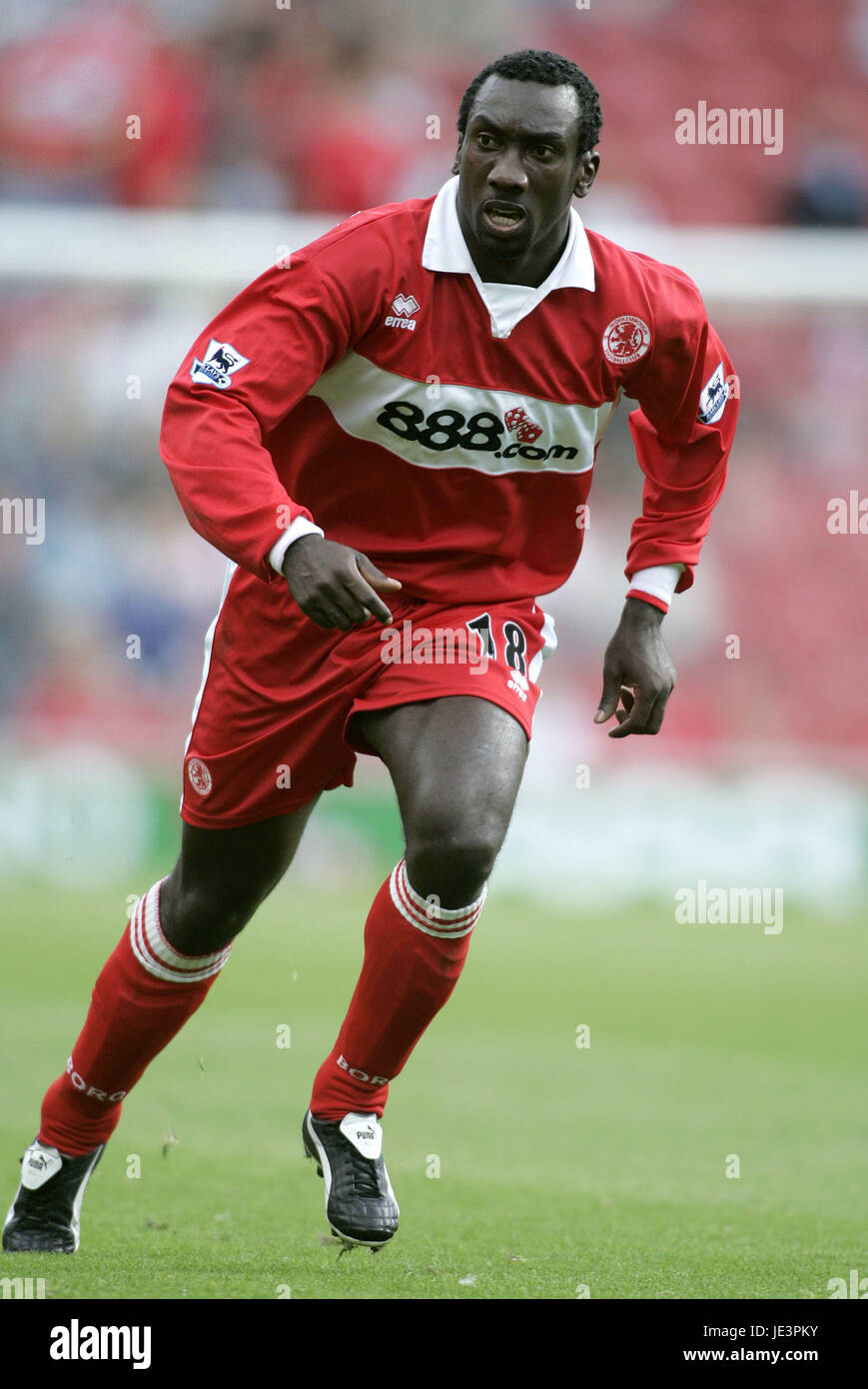 JIMMY FLOYD HASSELBAINK MIDDLESBROUGH FC RIVERSIDE STADIUM ...