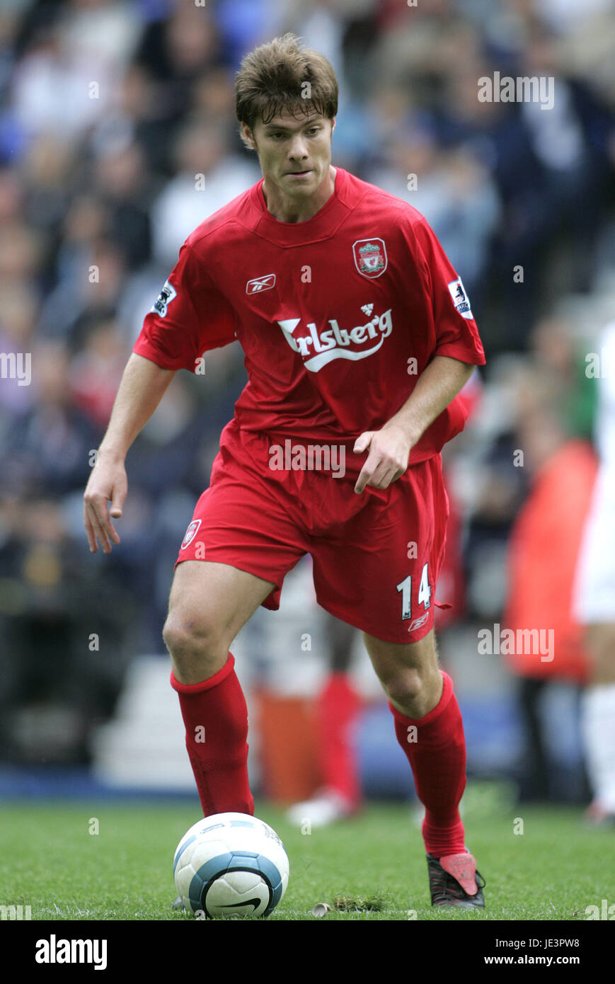 XABIER ALONSO LIVERPOOL FC REEBOK STADIUM BOLTON ENGLAND 29 August 2004 ...