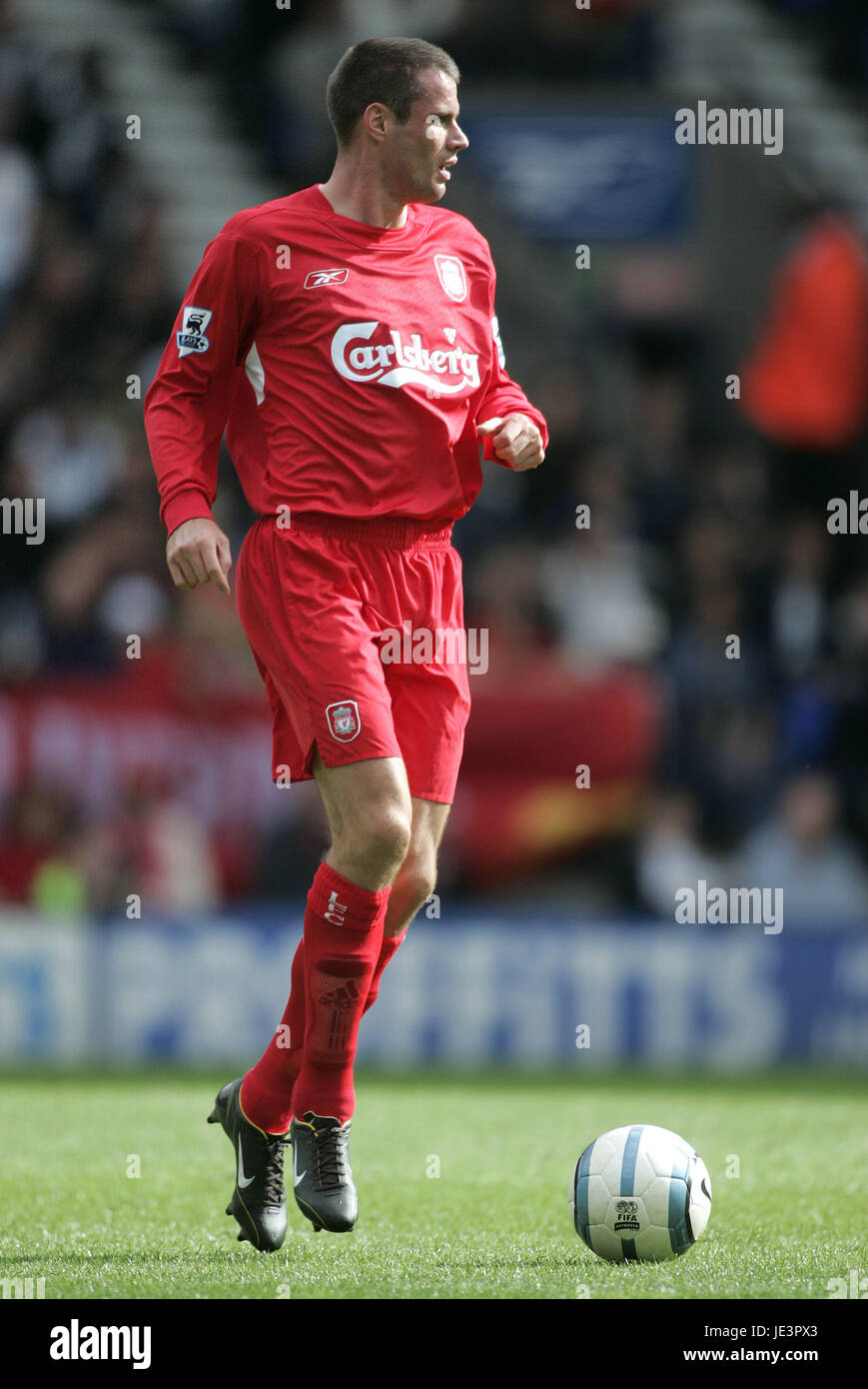 JAMIE CARRAGHER LIVERPOOL FC REEBOK STADIUM BOLTON ENGLAND 29 August ...