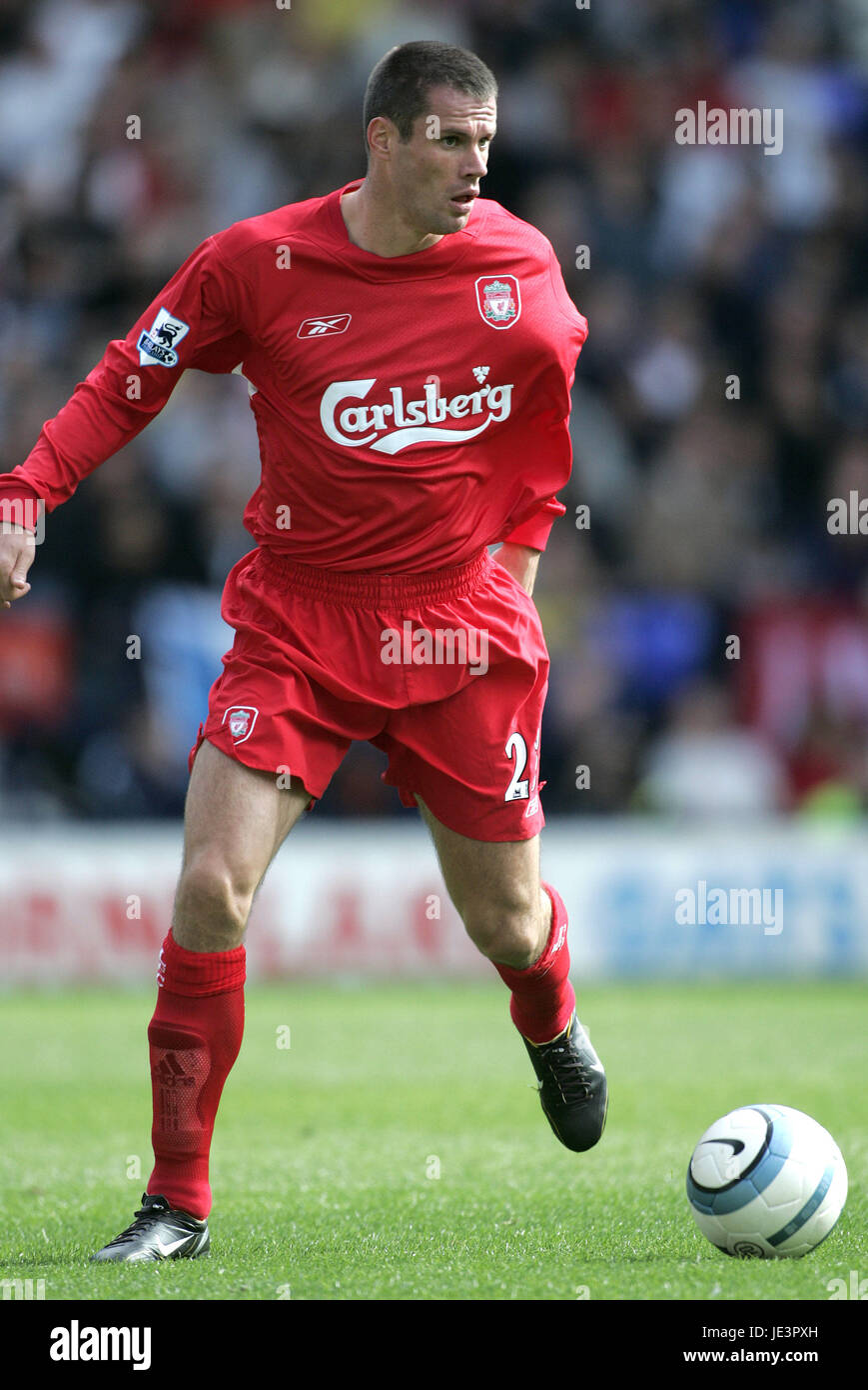 JAMIE CARRAGHER LIVERPOOL FC REEBOK STADIUM BOLTON ENGLAND 29 August ...