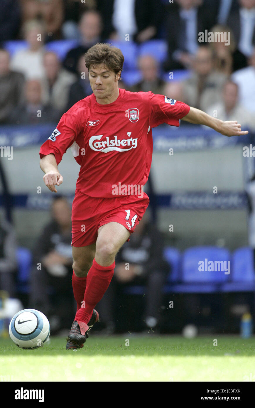 XABIER ALONSO LIVERPOOL FC REEBOK STADIUM BOLTON ENGLAND 29 August 2004 ...