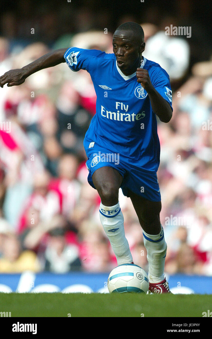CLAUDE MAKELELE CHELSEA FC STAMFORD BRIDGE CHELSEA LONDON ENGLAND 28 ...