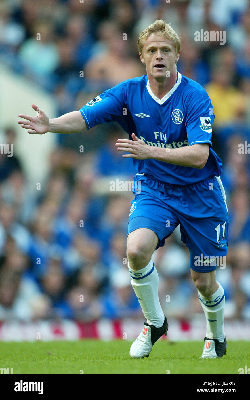DAMIEN DUFF CHELSEA FC STAMFORD BRIDGE CHELSEA LONDON ENGLAND 28 August ...