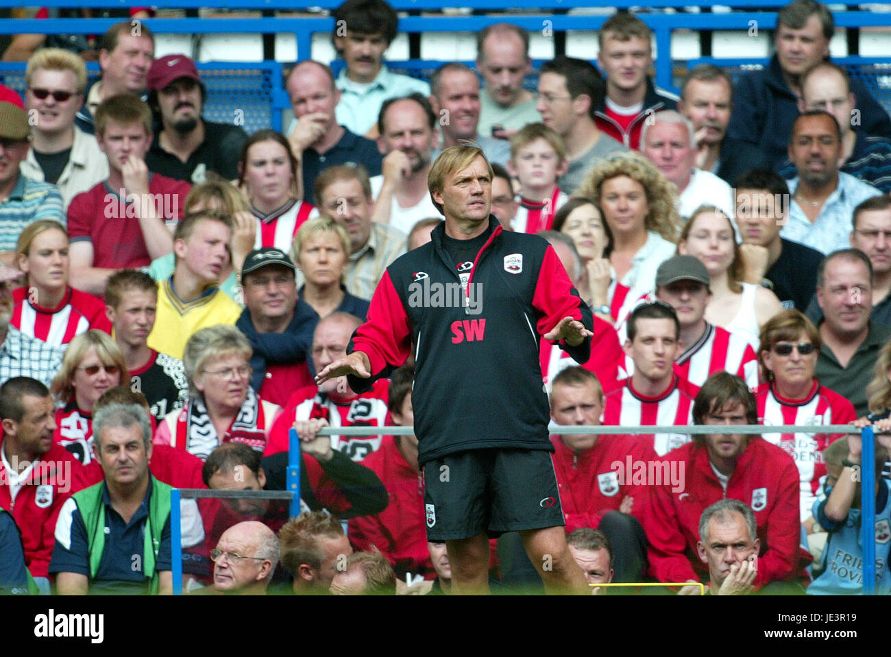 STEVE WIGLEY SOUTHAMPTON MANAGER STAMFORD BRIDGE CHELSEA LONDON ENGLAND ...