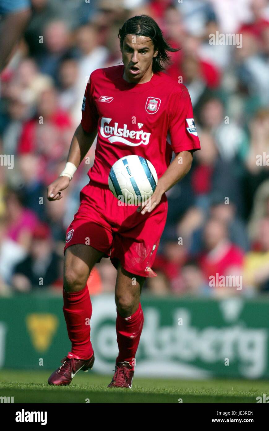 MILAN BAROS LIVERPOOL FC ANFIELD LIVERPOOL ENGLAND 21 August 2004 Stock ...