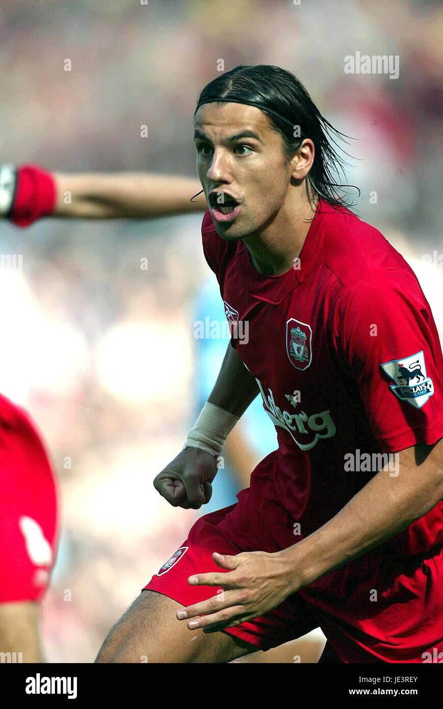 MILAN BAROS LIVERPOOL V MANCHESTER CITY ANFIELD LIVERPOOL ENGLAND 21 ...