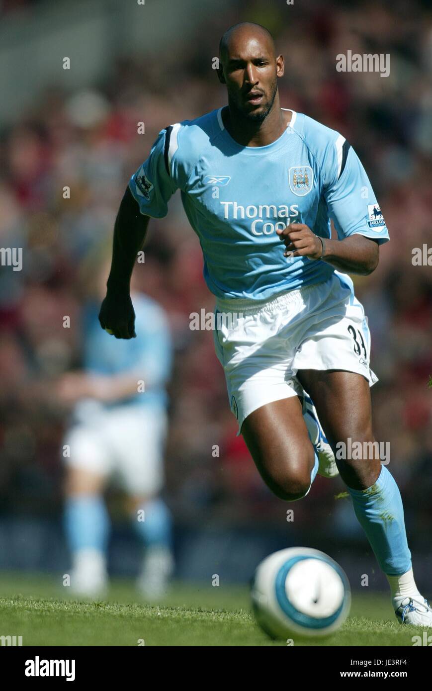 NICOLAS ANELKA MANCHESTER CITY FC ANFIELD LIVERPOOL ENGLAND 21 August ...