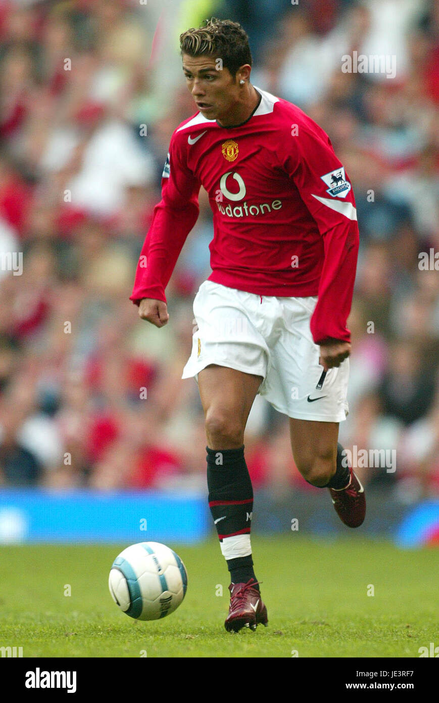 CRISTIANO RONALDO MANCHESTER UNITED FC OLD TRAFFORD MANCHESTER ENGLAND ...