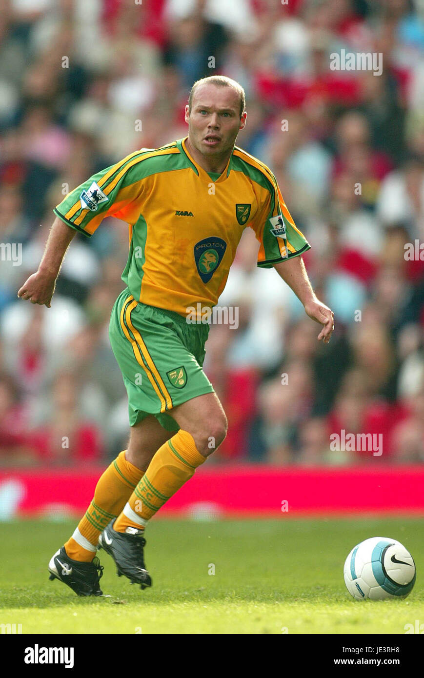 SIMON CHARLTON NORWICH CITY FC OLD TRAFFORD MANCHESTER ENGLAND 21 ...