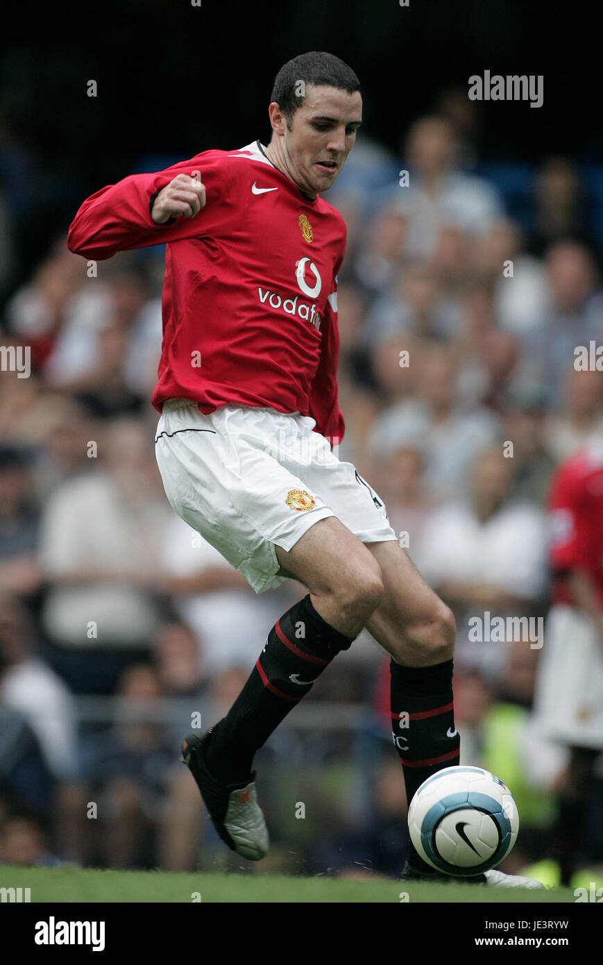 JOHN O'SHEA MANCHESTER UNITED FC STAMFORD BRIDGE CHELSEA LONDON ENGLAND ...