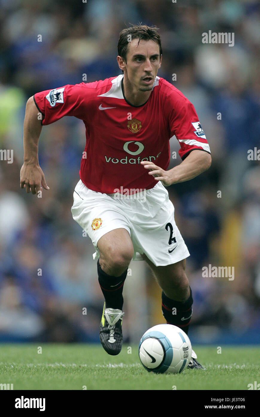 GARY NEVILLE MANCHESTER UNITED FC STAMFORD BRIDGE CHELSEA LONDON ...