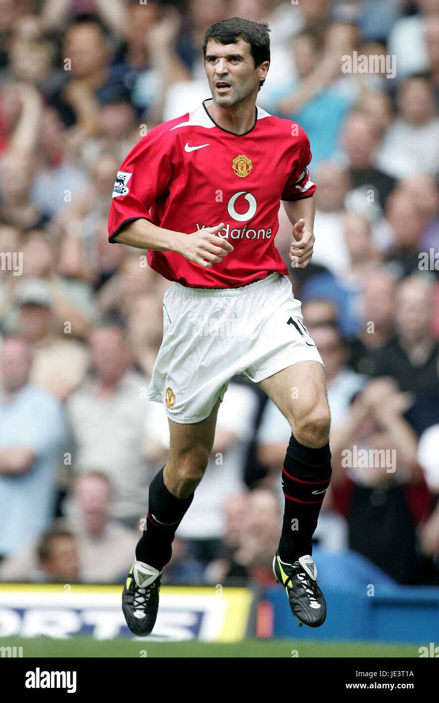 ROY KEANE MANCHESTER UNITED FC STAMFORD BRIDGE CHELSEA LONDON ENGLAND ...