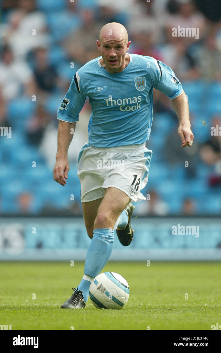 DANNY MILLS MANCHESTER CITY FC CITY OF MANCHESTER STADIUM MANCHESTER ...