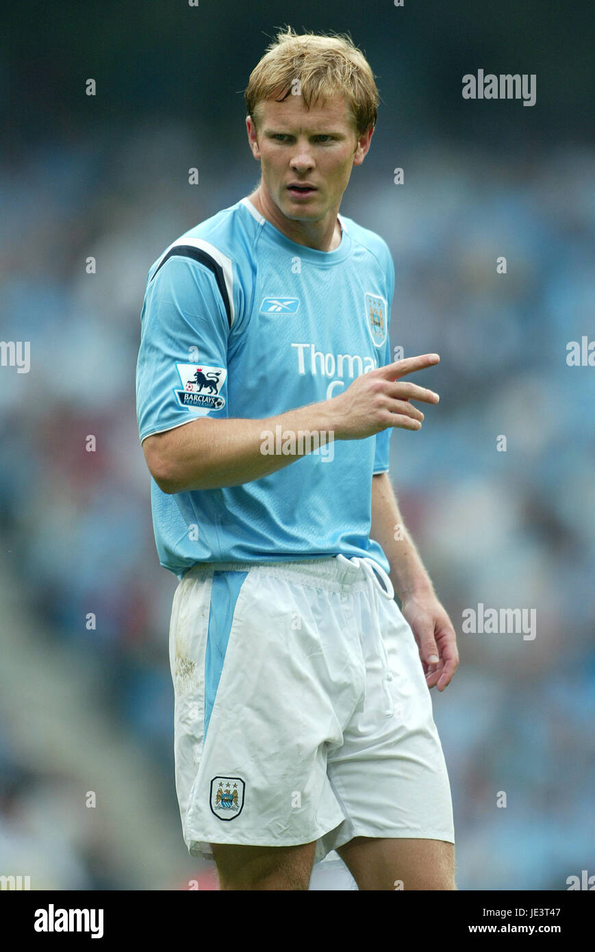 BEN THATCHER MANCHESTER CITY FC CITY OF MANCHESTER STADIUM MANCHESTER ...