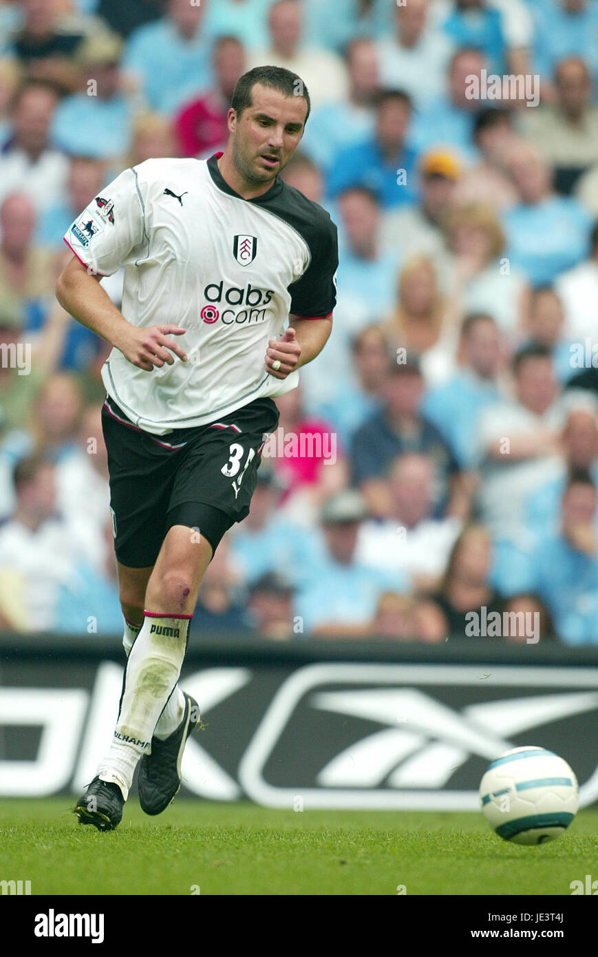IAN PEARCE FULHAM FC CITY OF MANCHESTER STADIUM MANCHESTER ENGLAND 14 ...