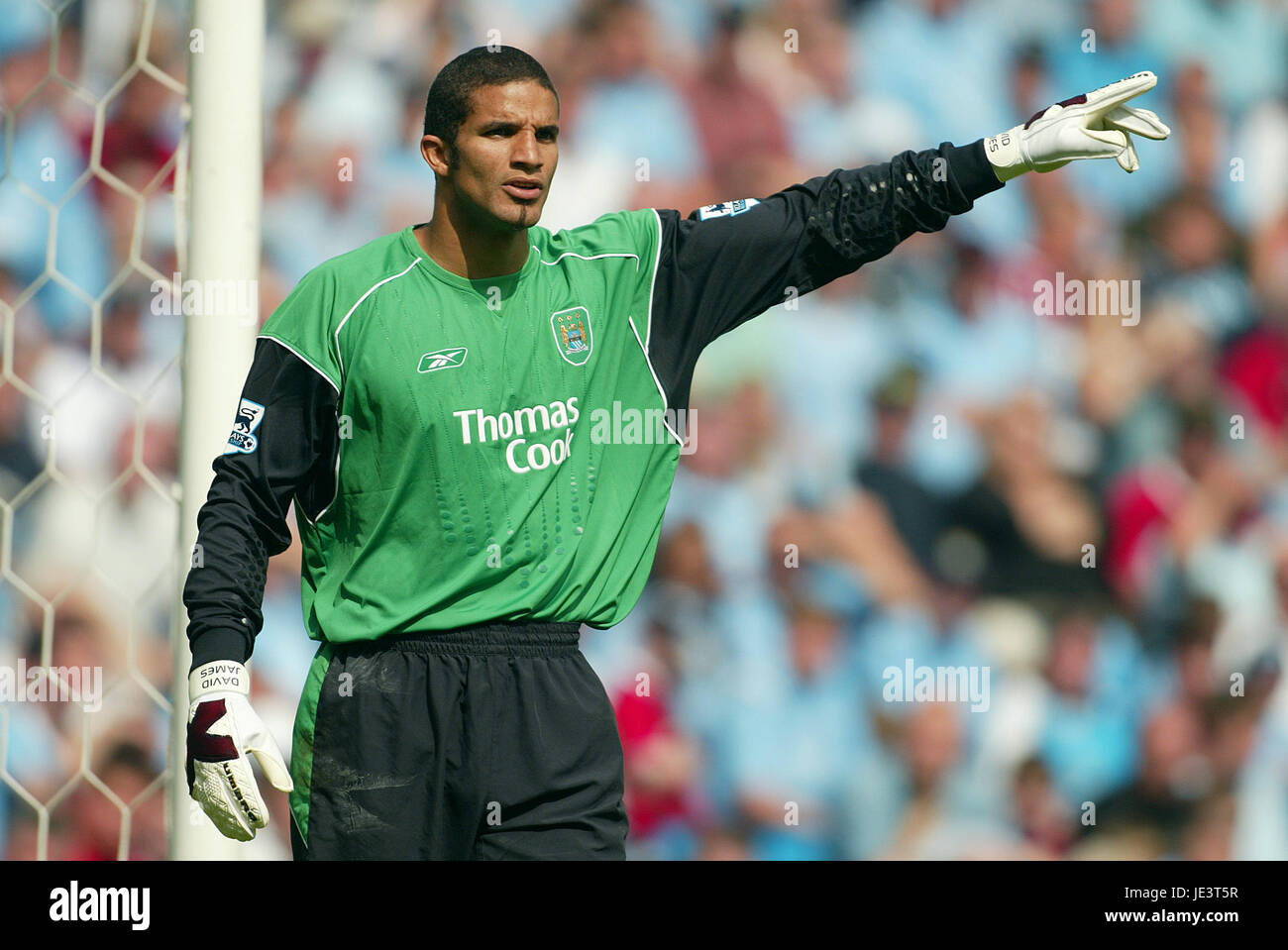DAVID JAMES MANCHESTER CITY FC CITY OF MANCHESTER STADIUM MANCHESTER ...