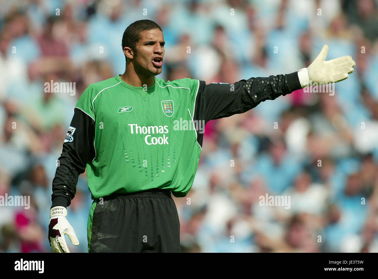 DAVID JAMES MANCHESTER CITY FC CITY OF MANCHESTER STADIUM MANCHESTER ...