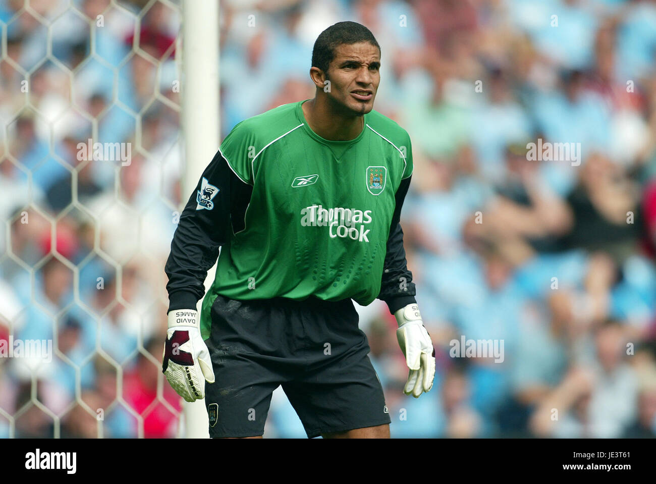 DAVID JAMES MANCHESTER CITY FC CITY OF MANCHESTER STADIUM MANCHESTER ...
