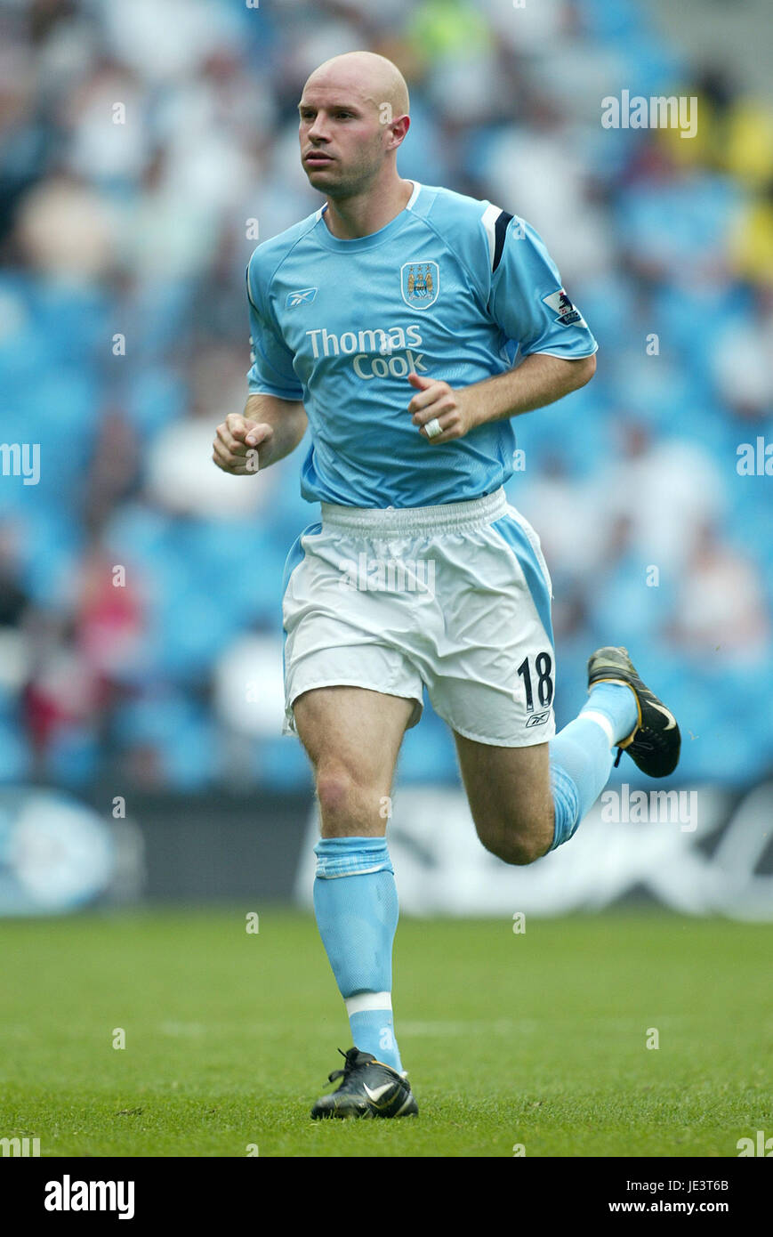 DANNY MILLS MANCHESTER CITY FC CITY OF MANCHESTER STADIUM MANCHESTER ...