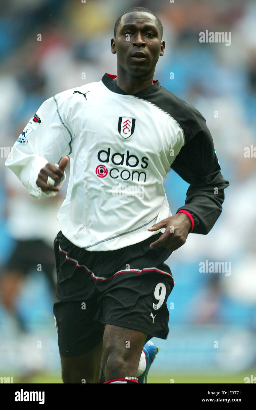ANDY COLE FULHAM FC CITY OF MANCHESTER STADIUM MANCHESTER ENGLAND 14 ...