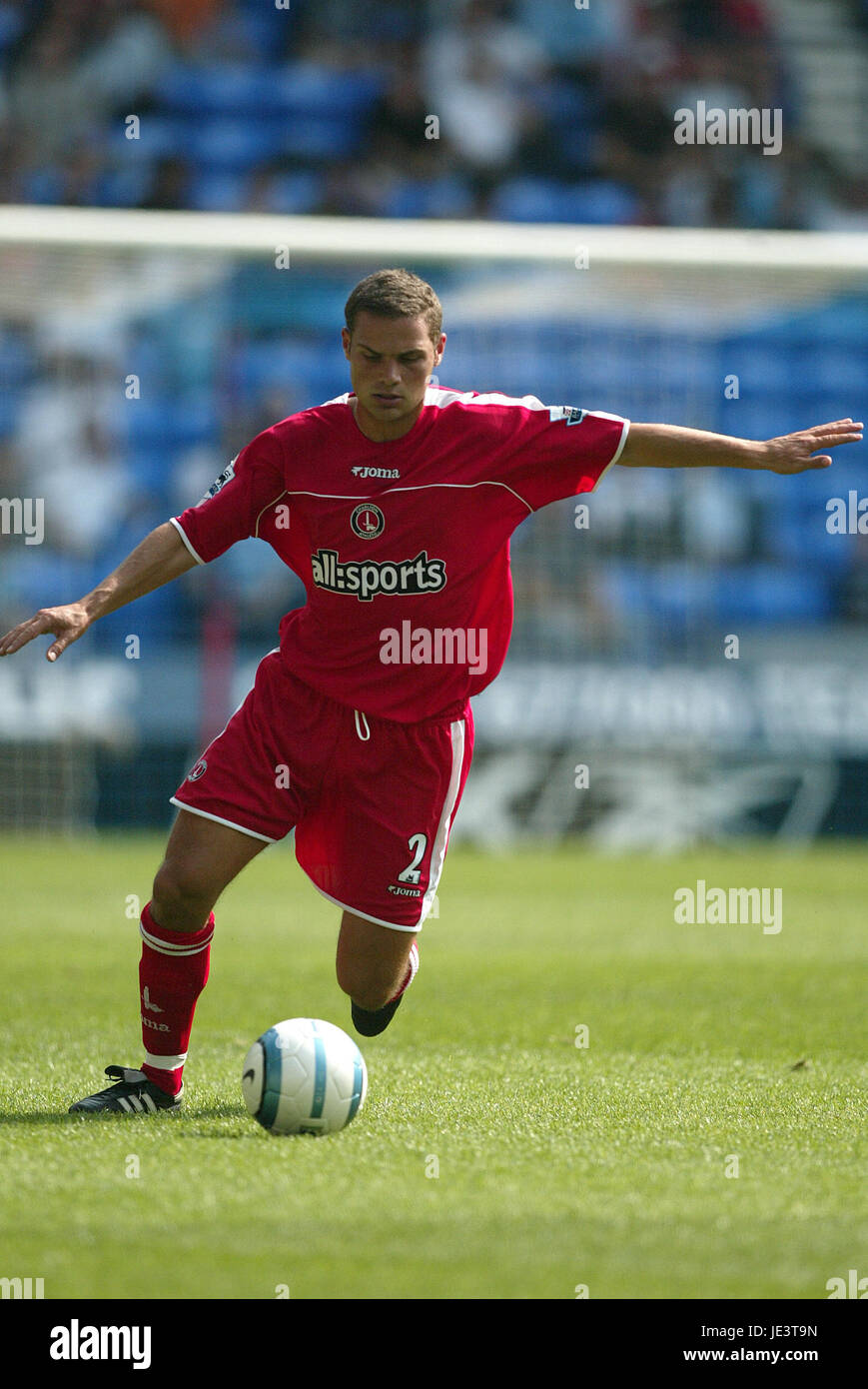LUKE YOUNG CHARLTON ATHLETIC FC REEBOK STADIUM BOLTON ENGLAND 14 August ...