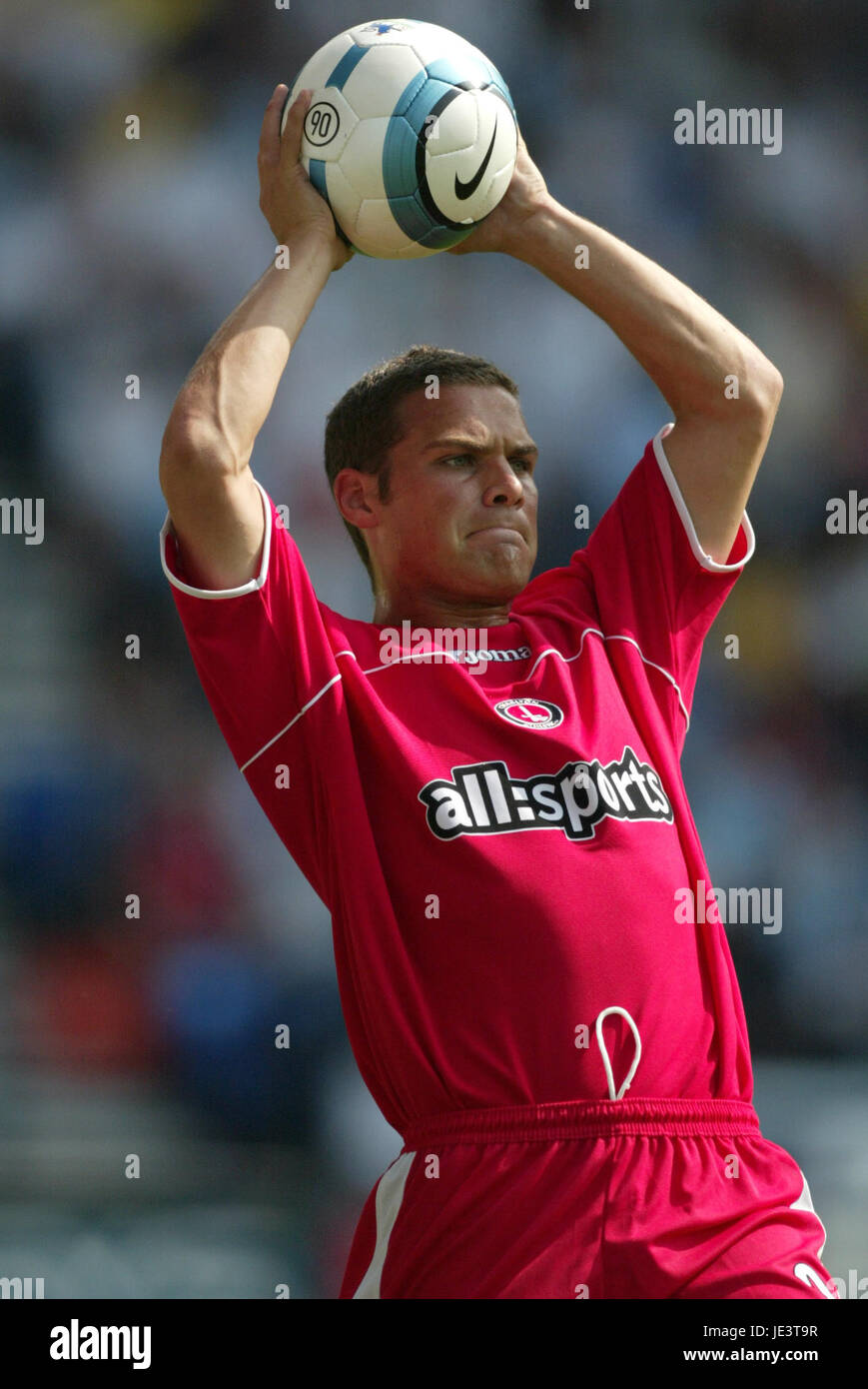 LUKE YOUNG CHARLTON ATHLETIC FC REEBOK STADIUM BOLTON ENGLAND 14 August ...