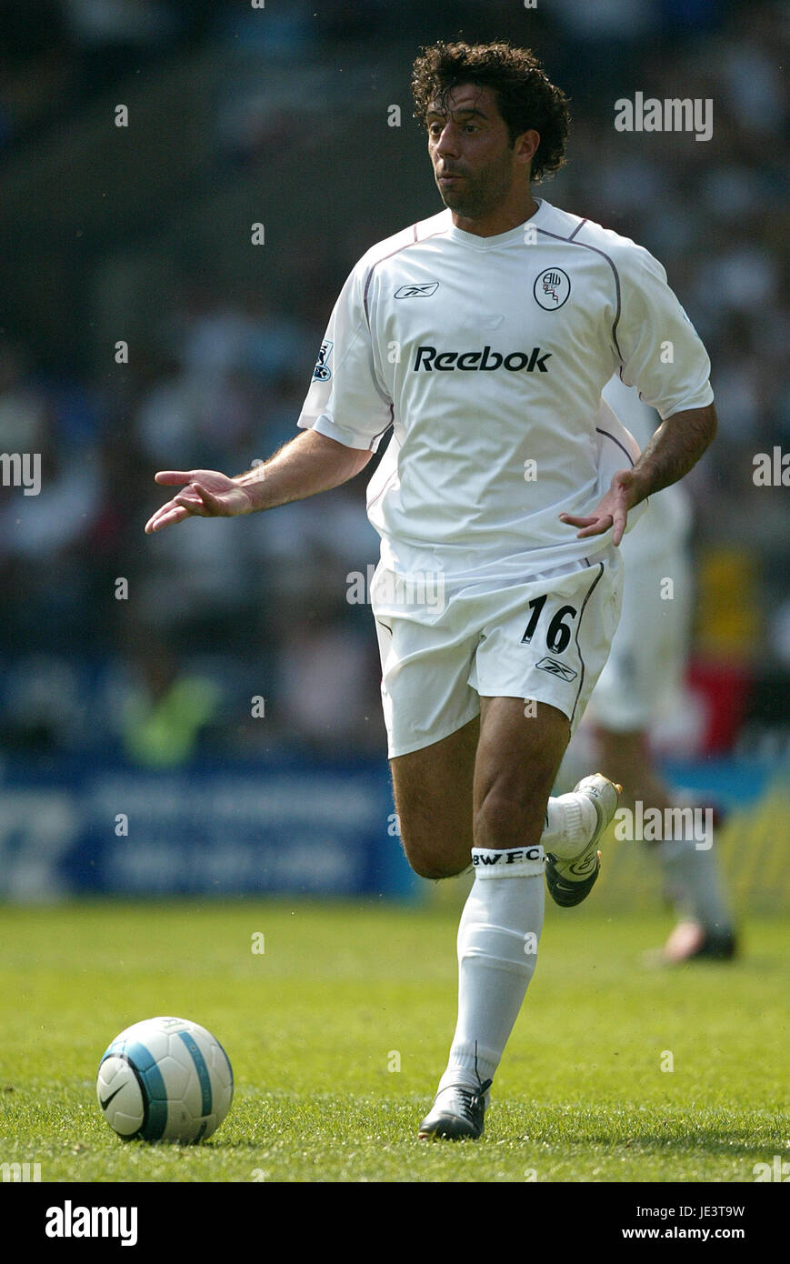 IVAN CAMPO BOLTON WANDERERS FC REEBOK STADIUM BOLTON ENGLAND 14 August ...