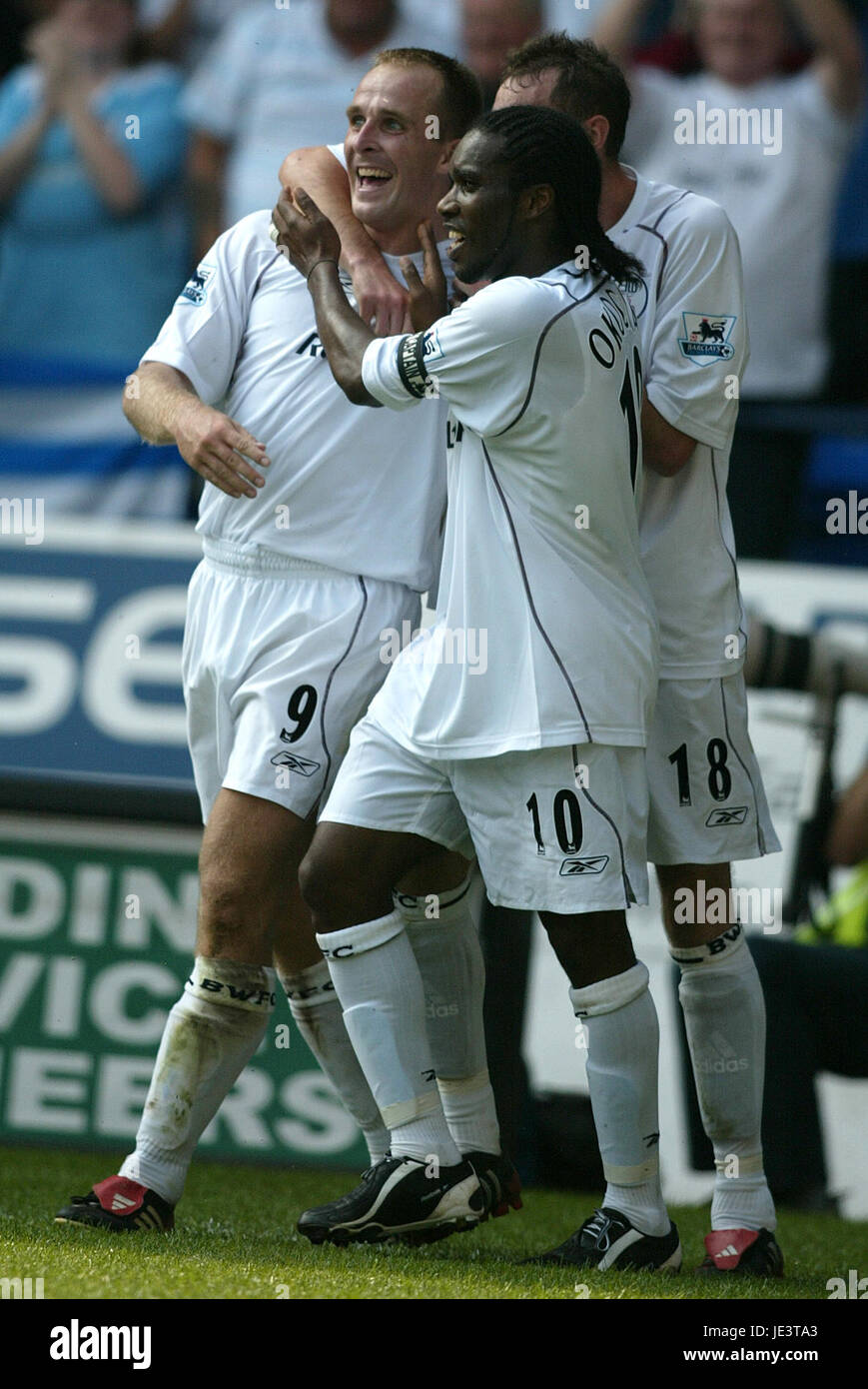 H PEDERSEN & JAY JAY OKOCHA BOLTON W V CHARLTON ATH REEBOK STADIUM ...
