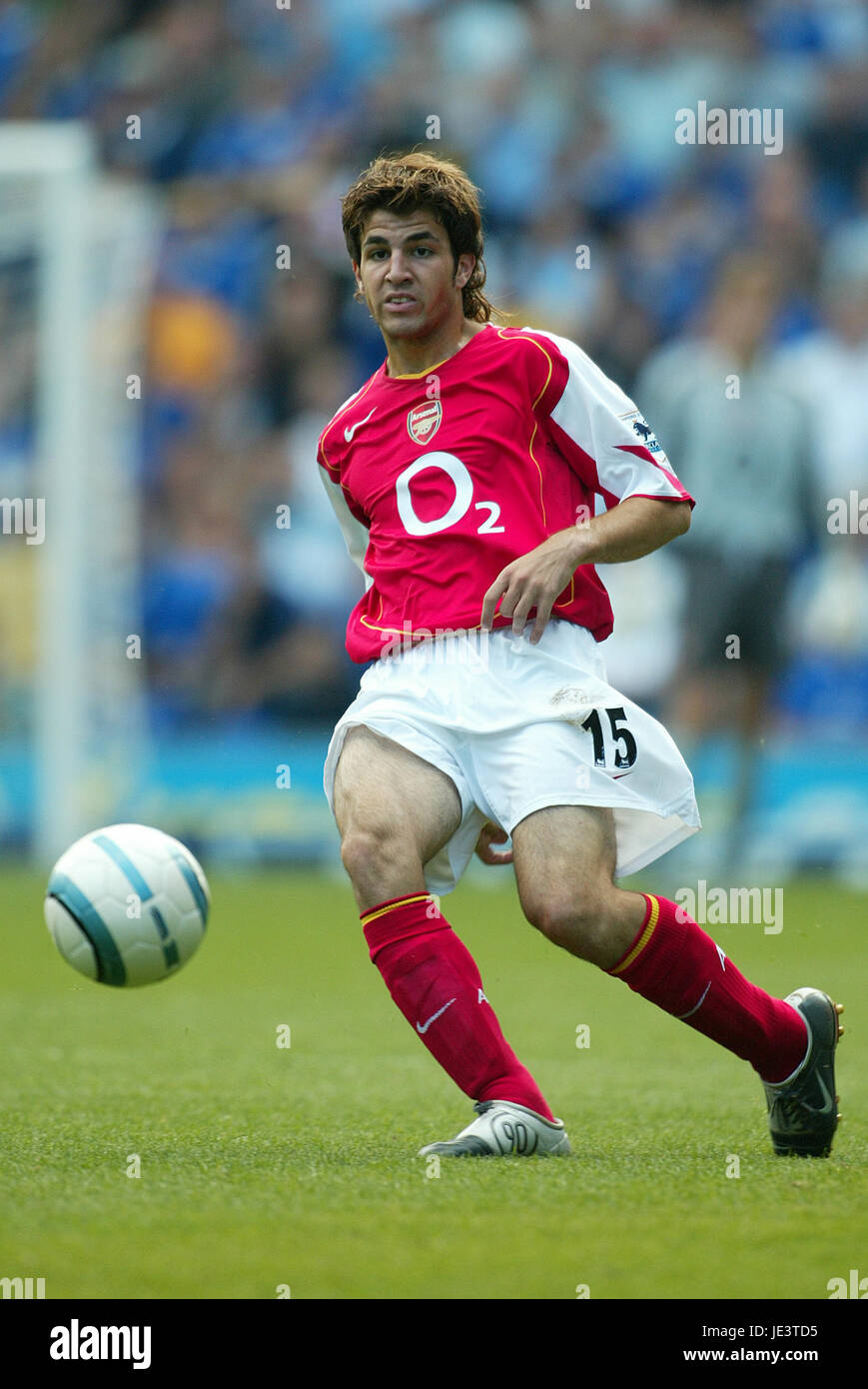FRANCESC FABREGAS ARSENAL FC GOODISON PARK LIVERPOOL LIVERPOOL ENGLAND ...