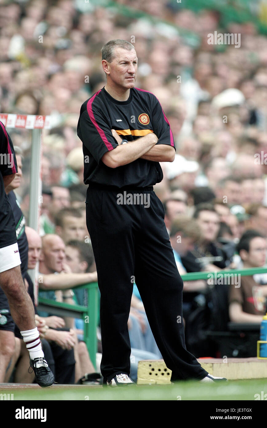 TERRY BUTCHER MOTHERWELL FC MANAGER CELTIC PARK GLASGOW SCOTLAND 08 ...