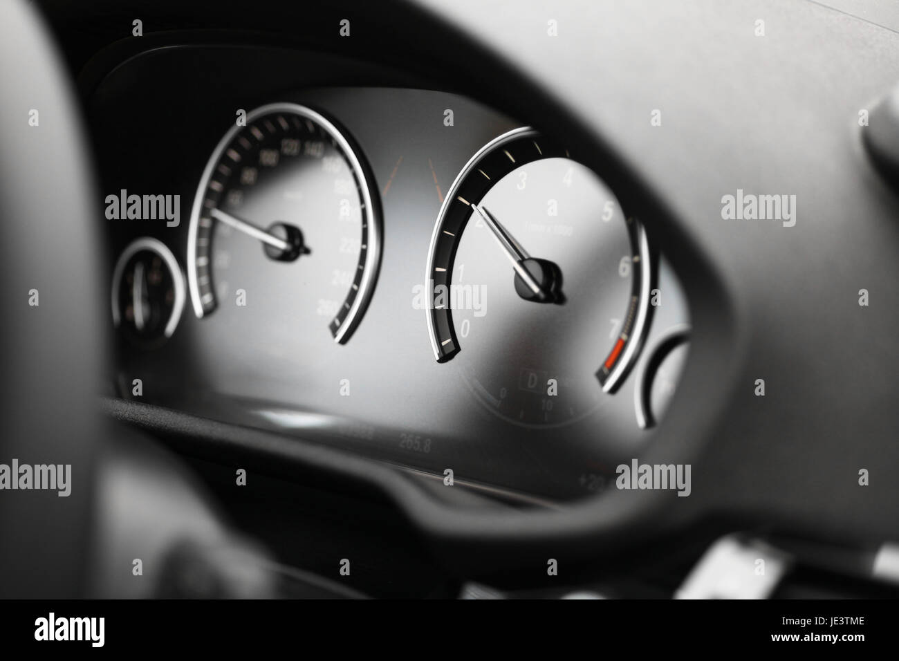 Close up shot of the dashboard a car Stock Photo - Alamy