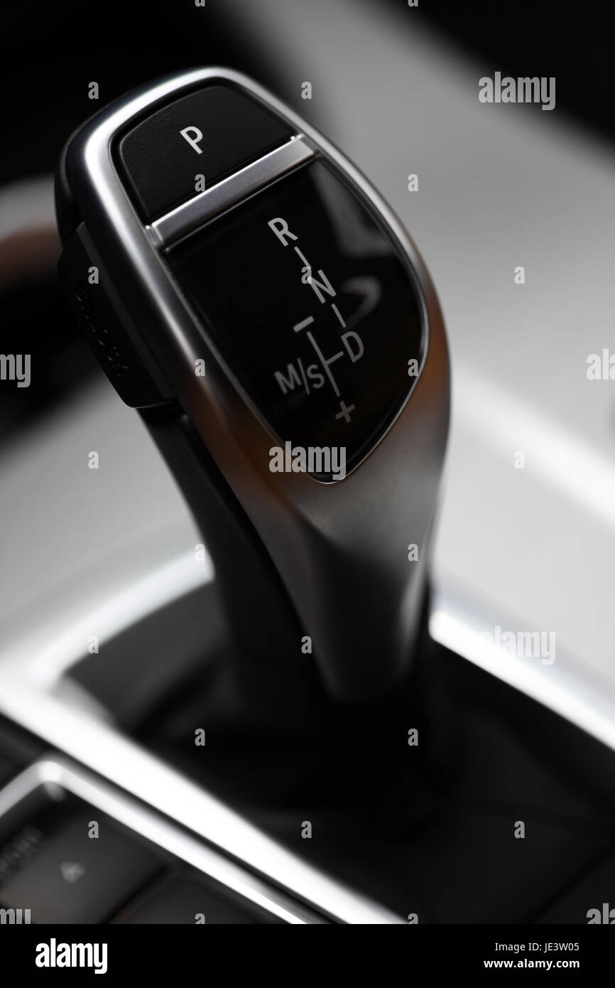 Detail of some black buttons in a car Stock Photo - Alamy