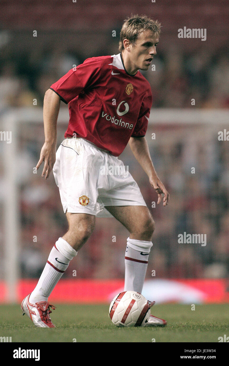 PHIL NEVILLE MANCHESTER UNITED FC OLD TRAFFORD MANCHESTER ENGLAND 03 ...