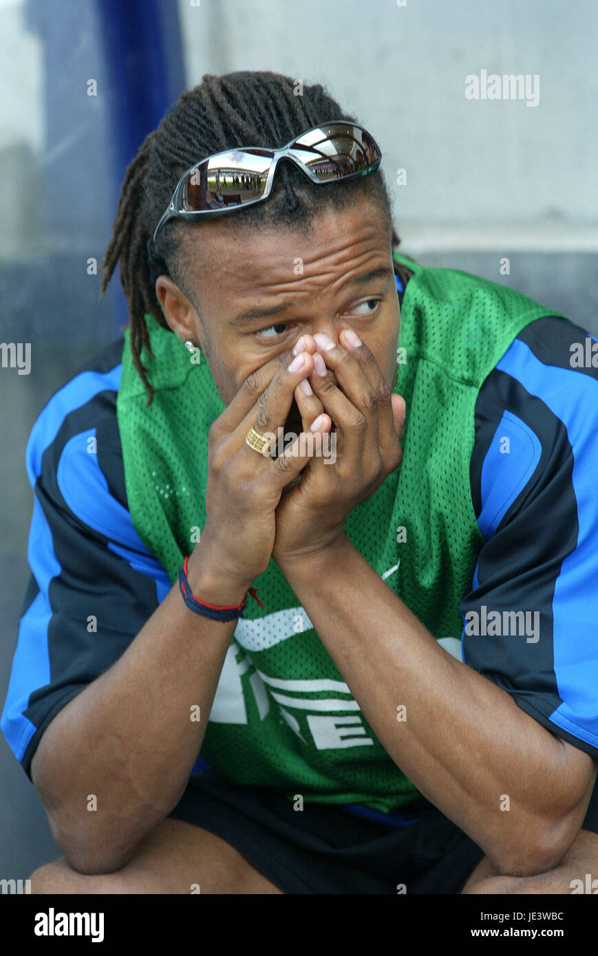 EDGAR DAVIDS INTER MILAN REEBOK STADIUM BOLTON ENGLAND 01 August 2004 ...