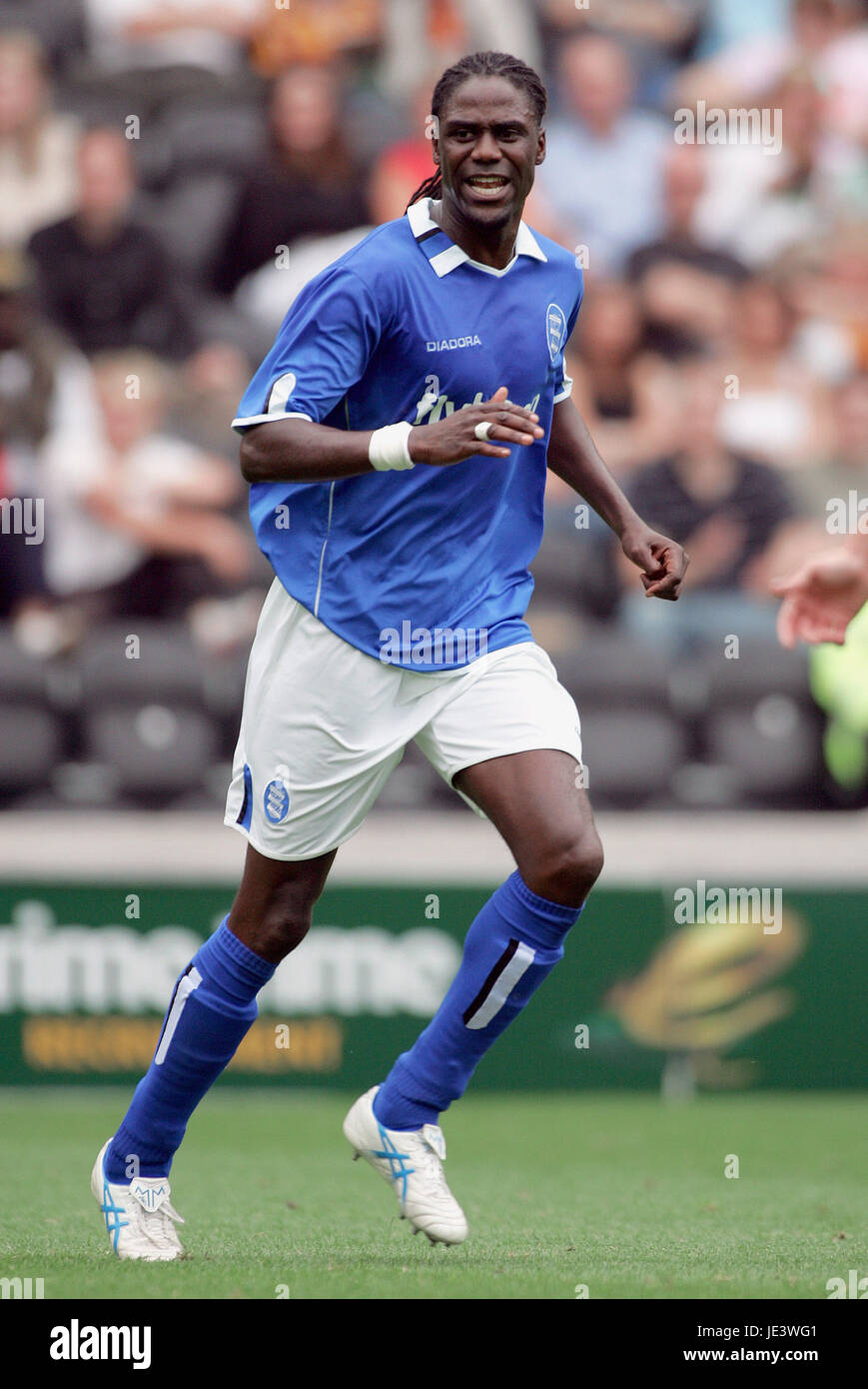 MARIO MELCHIOT BIRMINGHAM CITY FC KC STADIUM HULL ENGLAND 31 July 2004 ...